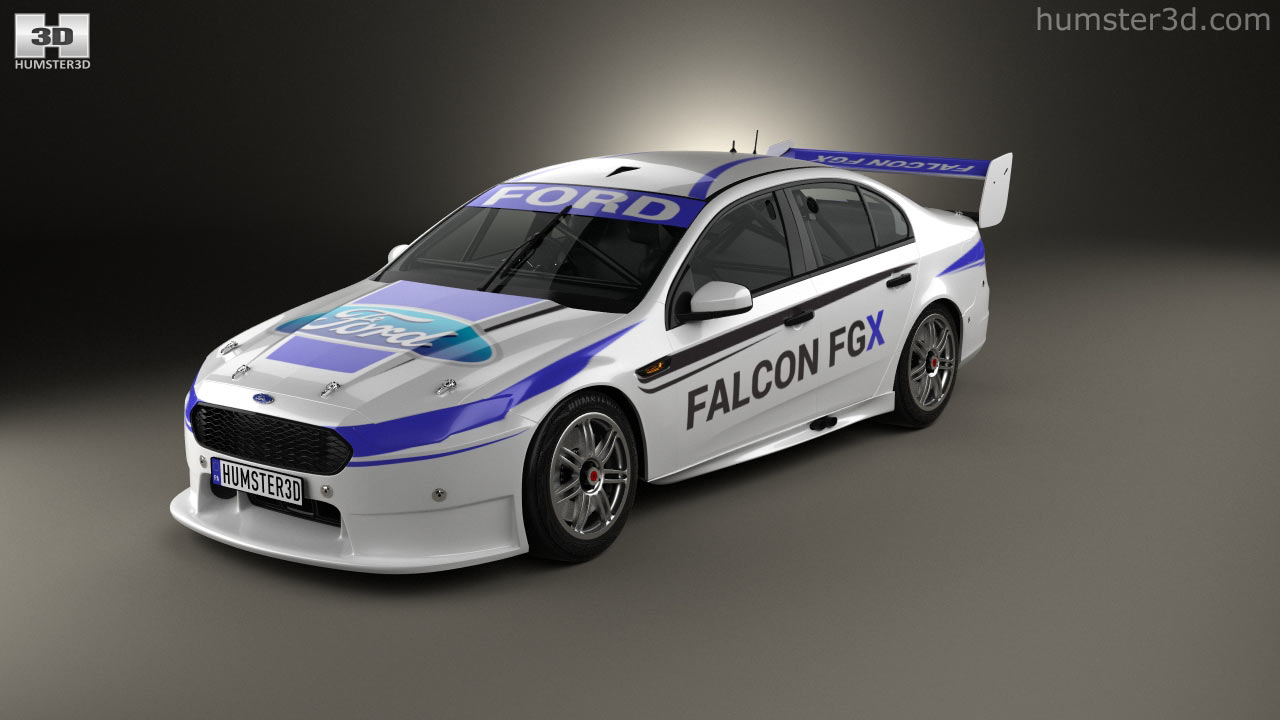 360 view of Ford Falcon (FG) V8 Supercars 2018 3D model - 3DModels store