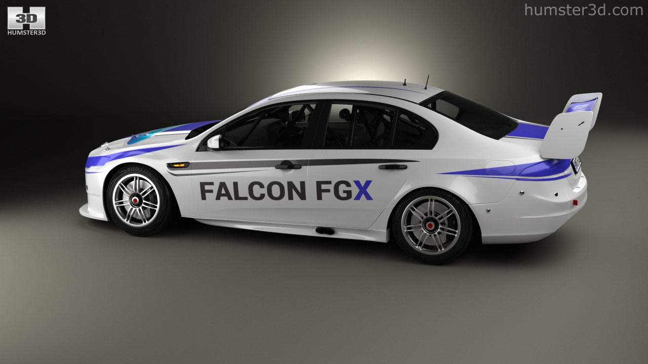 360 view of Ford Falcon (FG) V8 Supercars 2018 3D model - 3DModels store