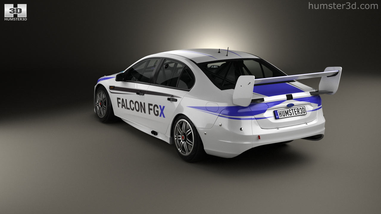 360 view of Ford Falcon (FG) V8 Supercars 2018 3D model - 3DModels store