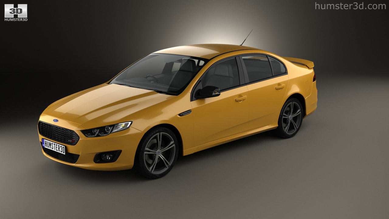 360 view of Ford Falcon (FG) XR8 2018 3D model - 3DModels store