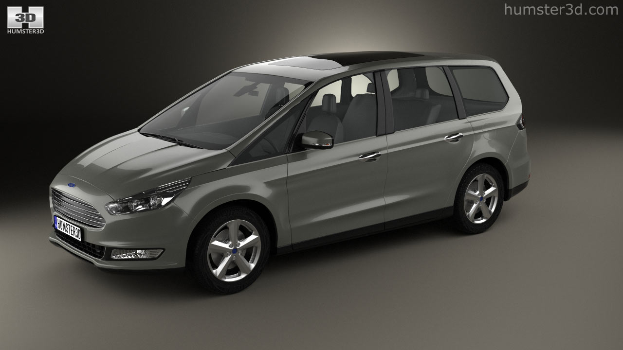 360 view of Ford Galaxy 2018 3D model - 3DModels store