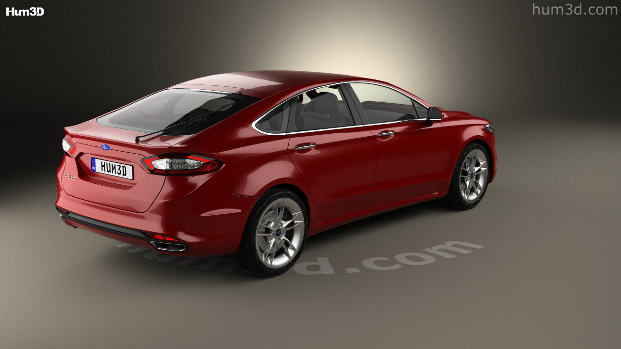 360 view of Ford Mondeo hatchback 2017 3D model - 3DModels store