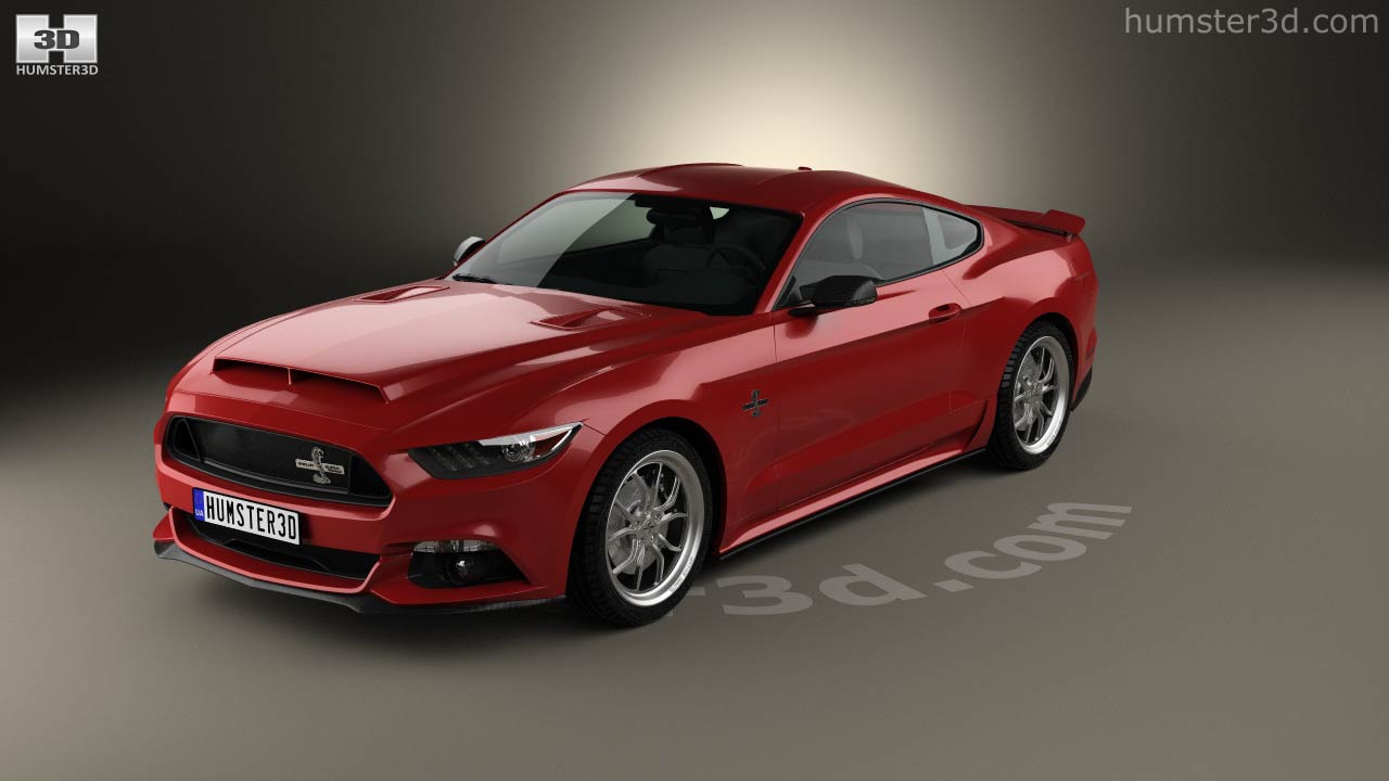 360度查看 Ford Mustang Shelby Super Snake 2018 3D模型 - 3DModels商店