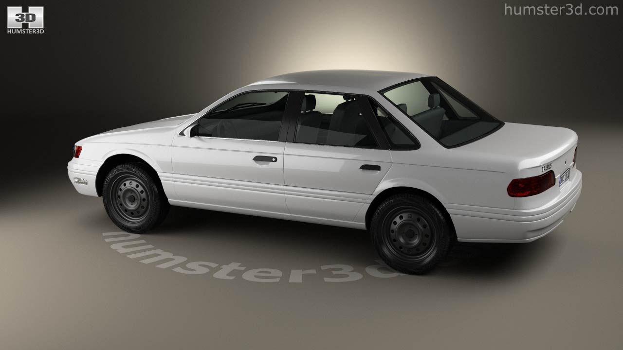 360 view of Ford Taurus 1995 3D model - 3DModels store