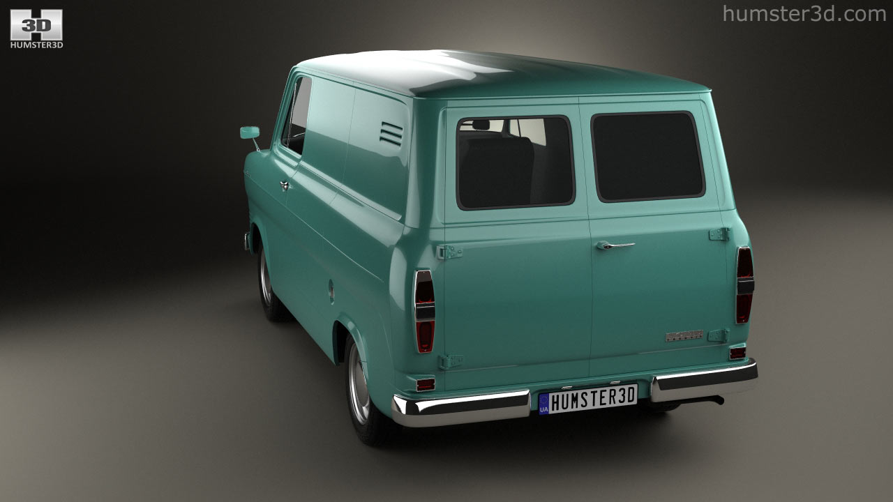 360 view of Ford Transit Panel Van 1965 3D model - 3DModels store