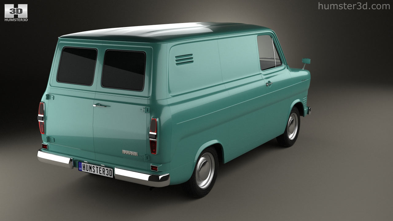 360 view of Ford Transit Panel Van 1965 3D model - 3DModels store