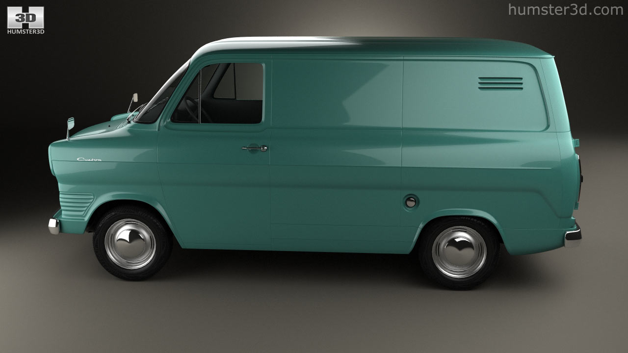 360 view of Ford Transit Panel Van 1965 3D model - 3DModels store