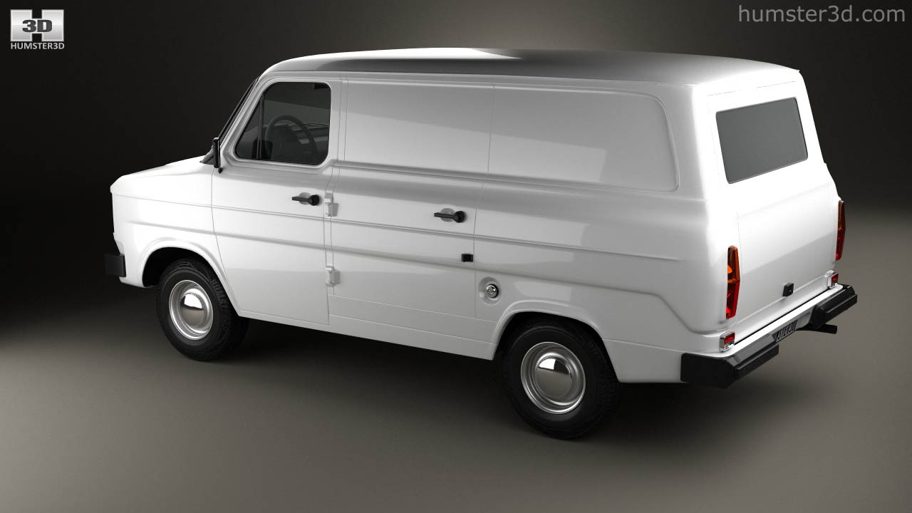 360 view of Ford Transit Panel Van 1978 3D model - 3DModels store