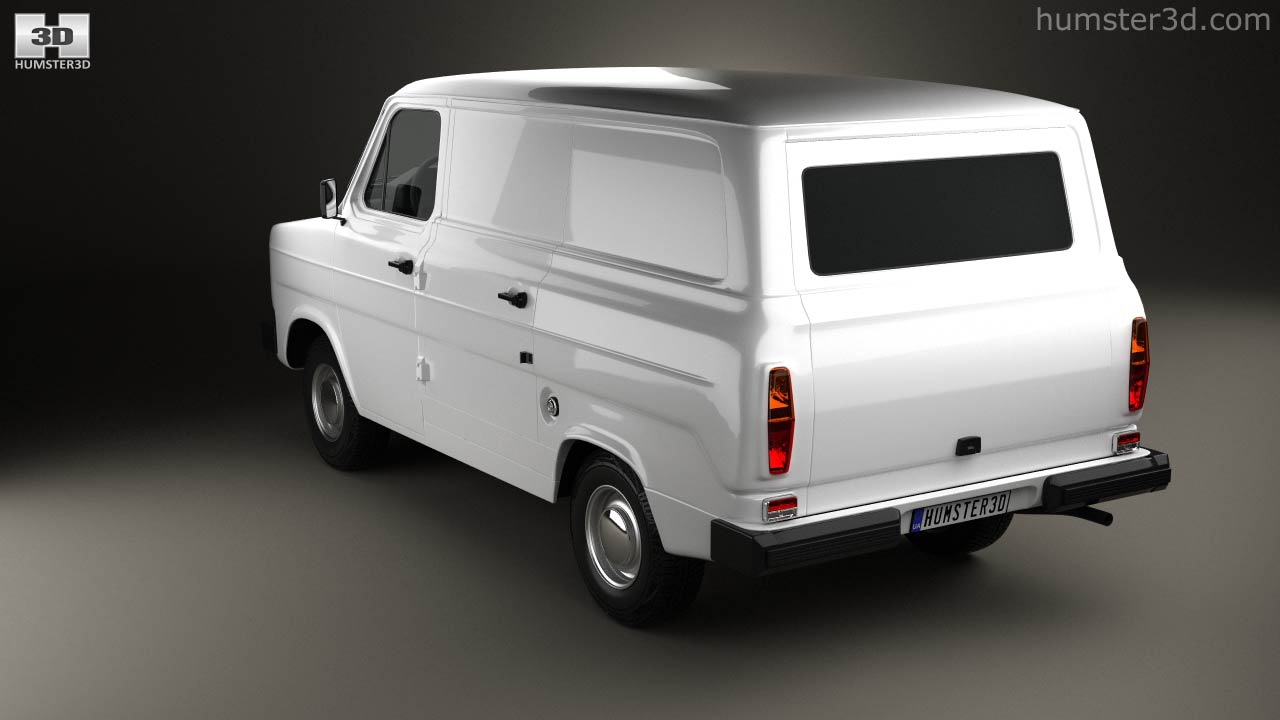 360 view of Ford Transit Panel Van 1978 3D model - 3DModels store