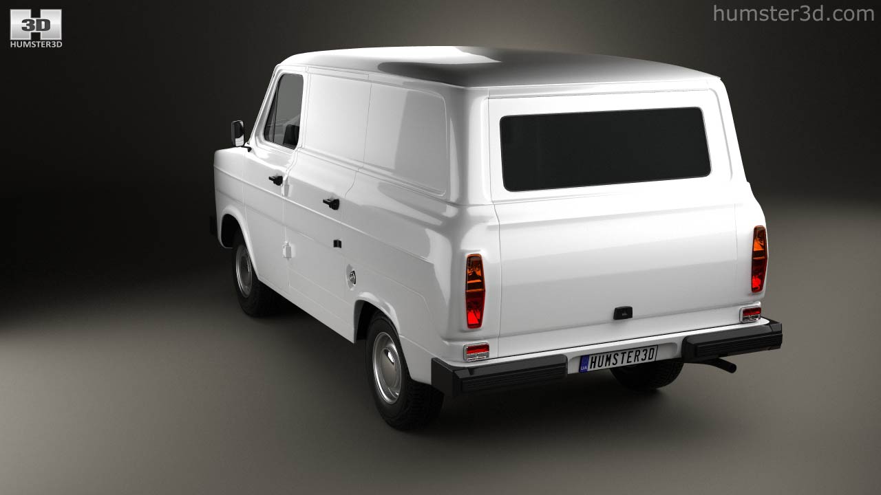 360 view of Ford Transit Panel Van 1978 3D model - 3DModels store