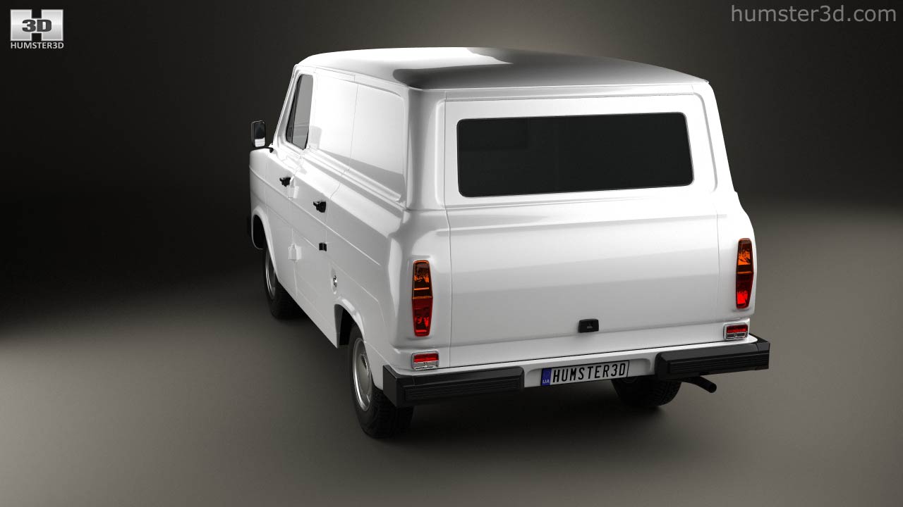 360 view of Ford Transit Panel Van 1978 3D model - 3DModels store