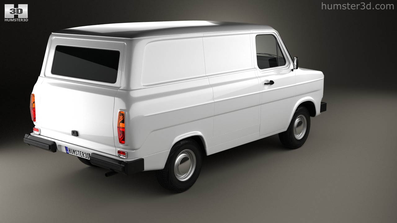 360 view of Ford Transit Panel Van 1978 3D model - 3DModels store