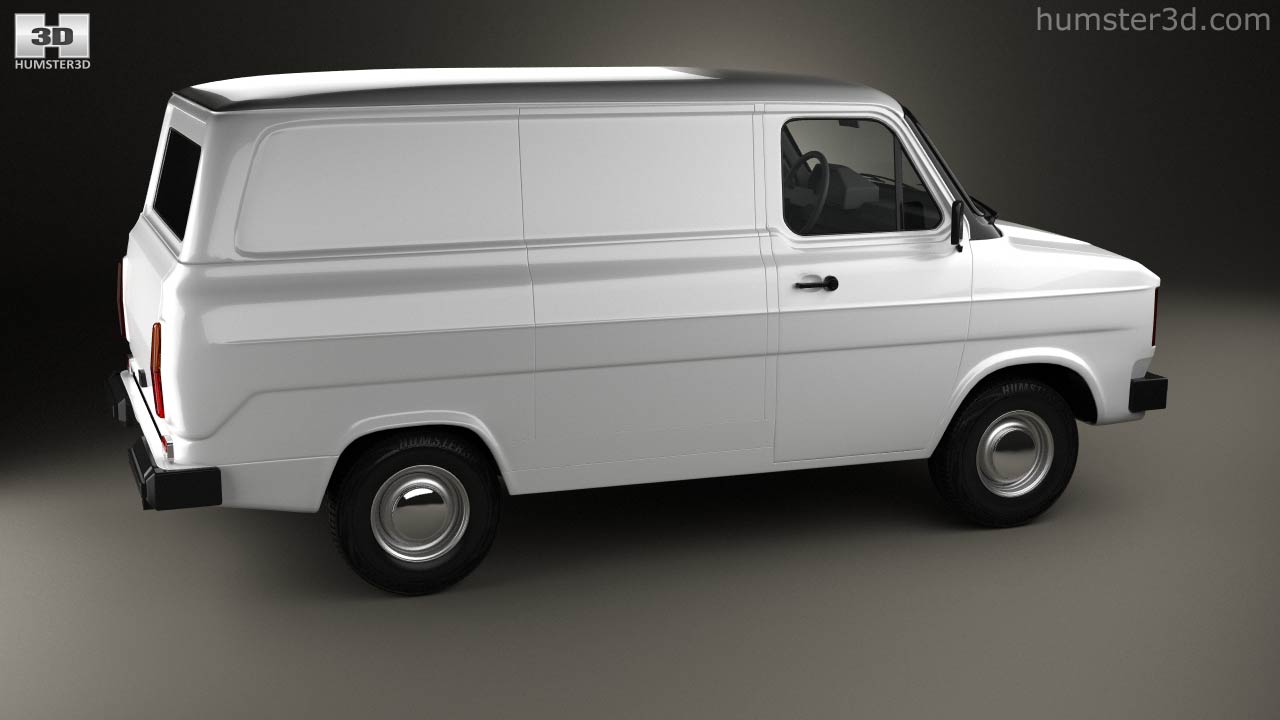 360 view of Ford Transit Panel Van 1978 3D model - 3DModels store