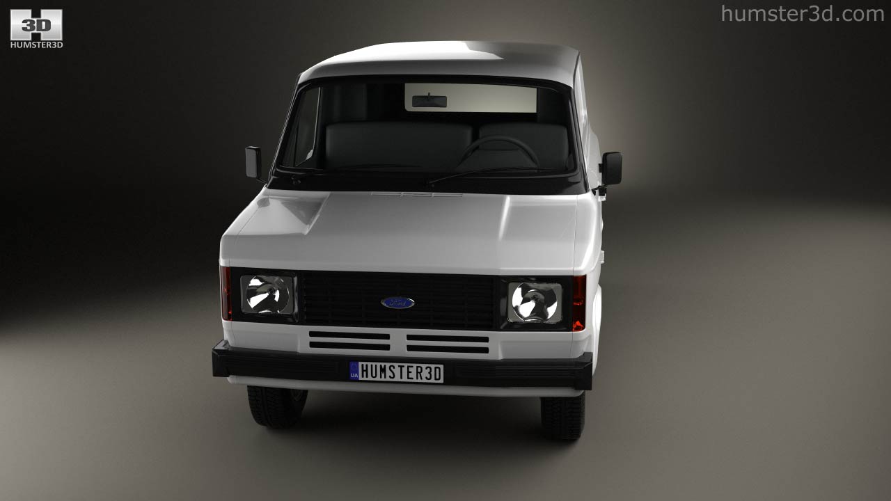 360 view of Ford Transit Panel Van 1978 3D model - 3DModels store