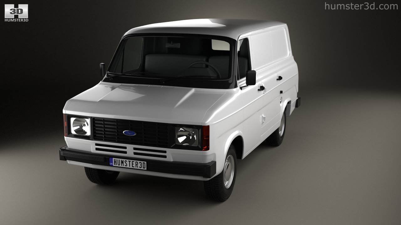 360 view of Ford Transit Panel Van 1978 3D model - 3DModels store