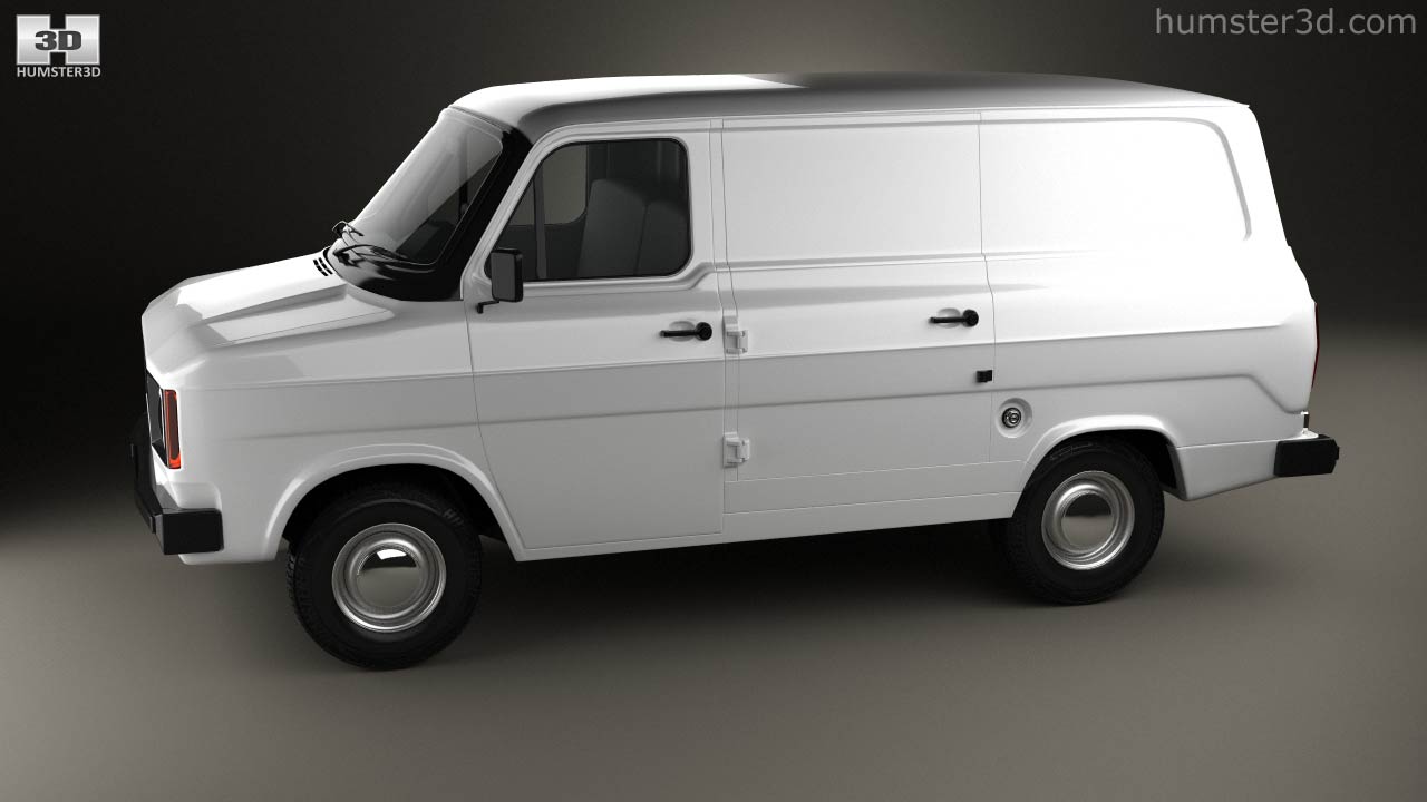 360 view of Ford Transit Panel Van 1978 3D model - 3DModels store