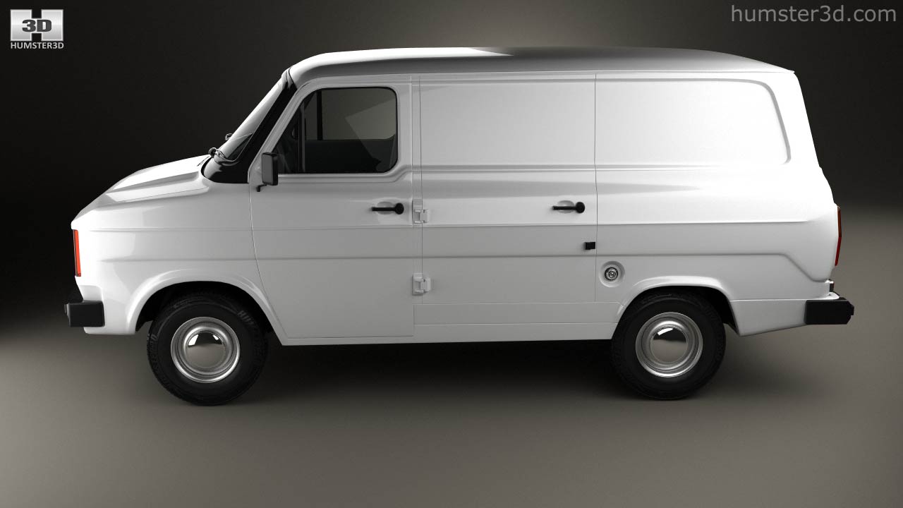 360 view of Ford Transit Panel Van 1978 3D model - 3DModels store