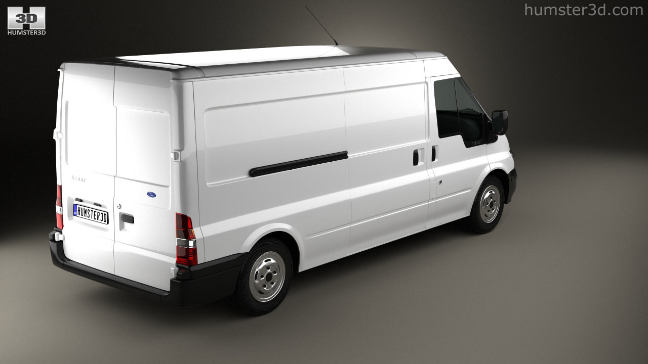 360 view of Ford Transit Panel Van 2006 3D model - 3DModels store