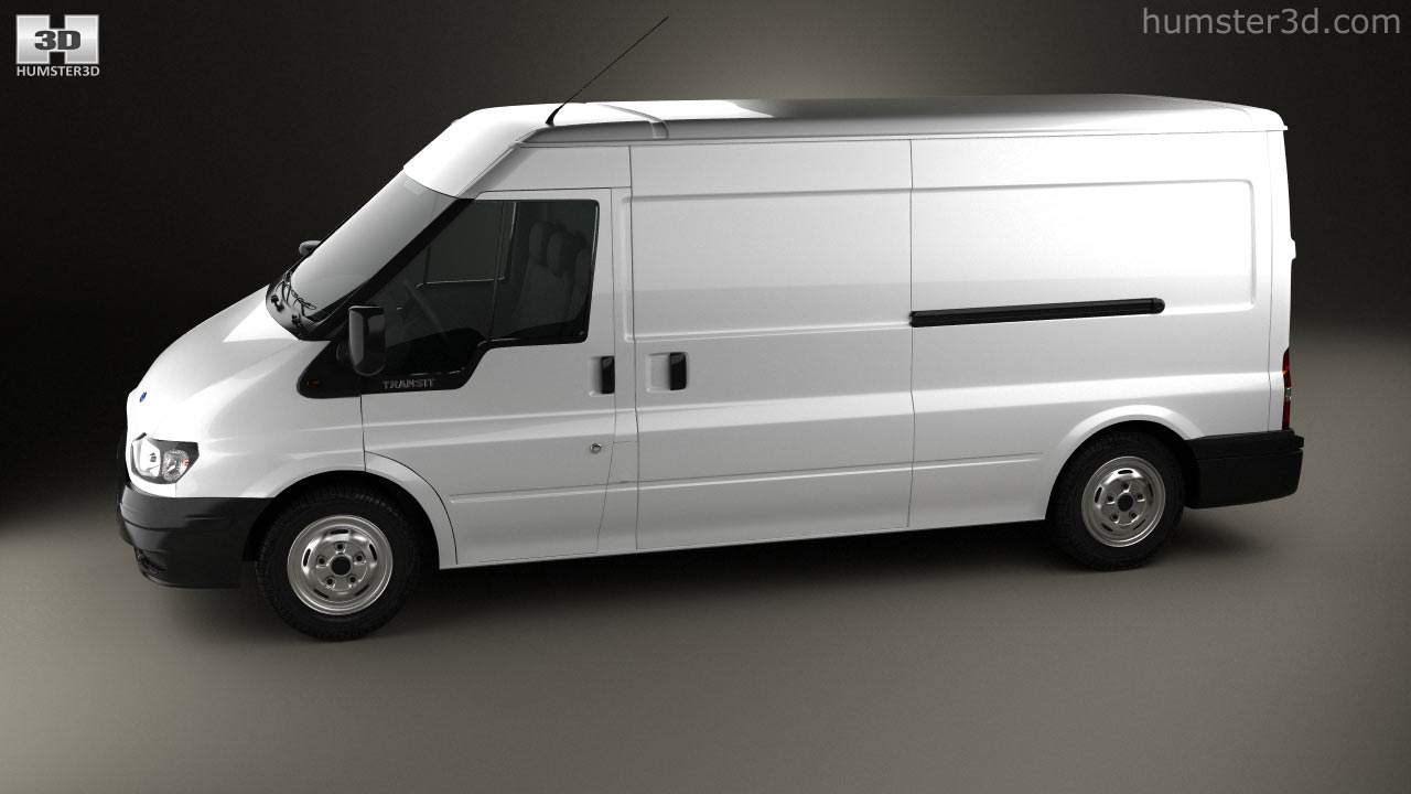 360 view of Ford Transit Panel Van 2006 3D model - 3DModels store