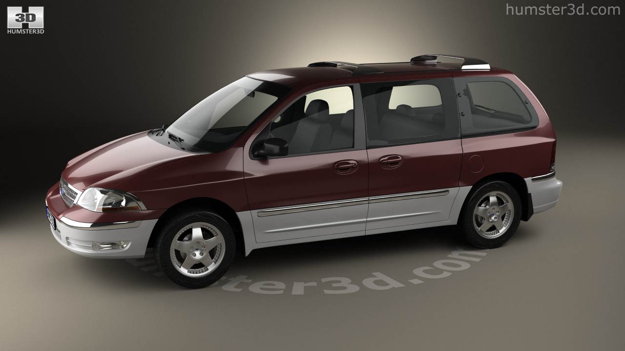 360 view of Ford Windstar 2000 3D model - 3DModels store