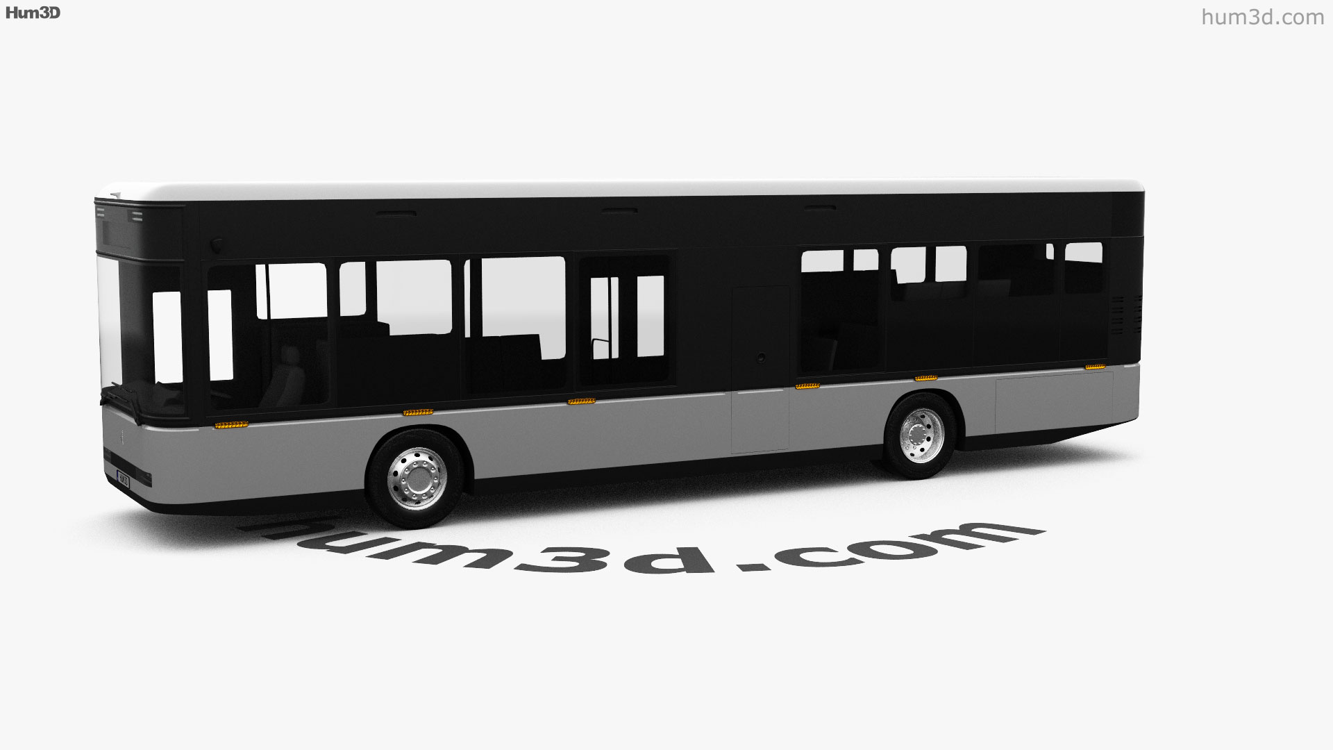 360 view of Foxconn Model T bus 2024 3D model - 3DModels store