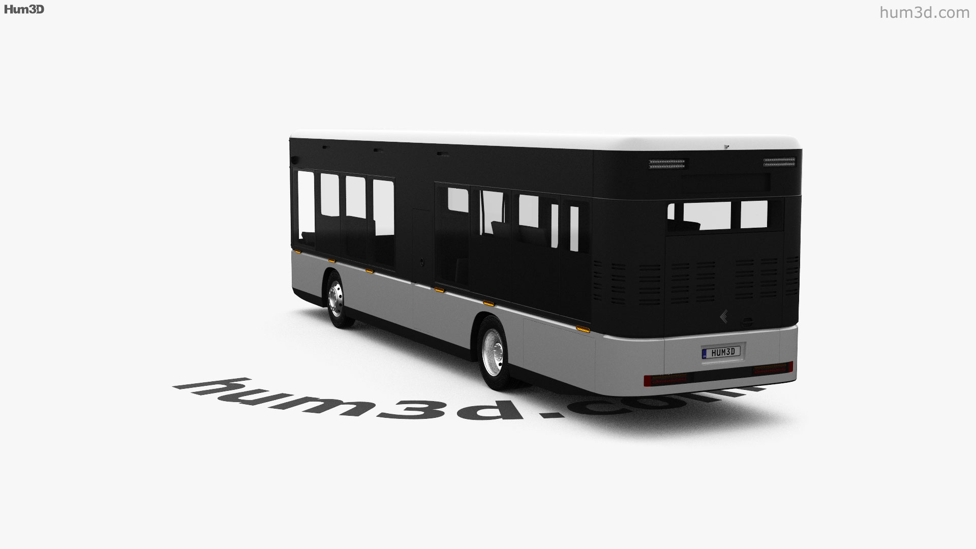 360 view of Foxconn Model T bus 2024 3D model - 3DModels store