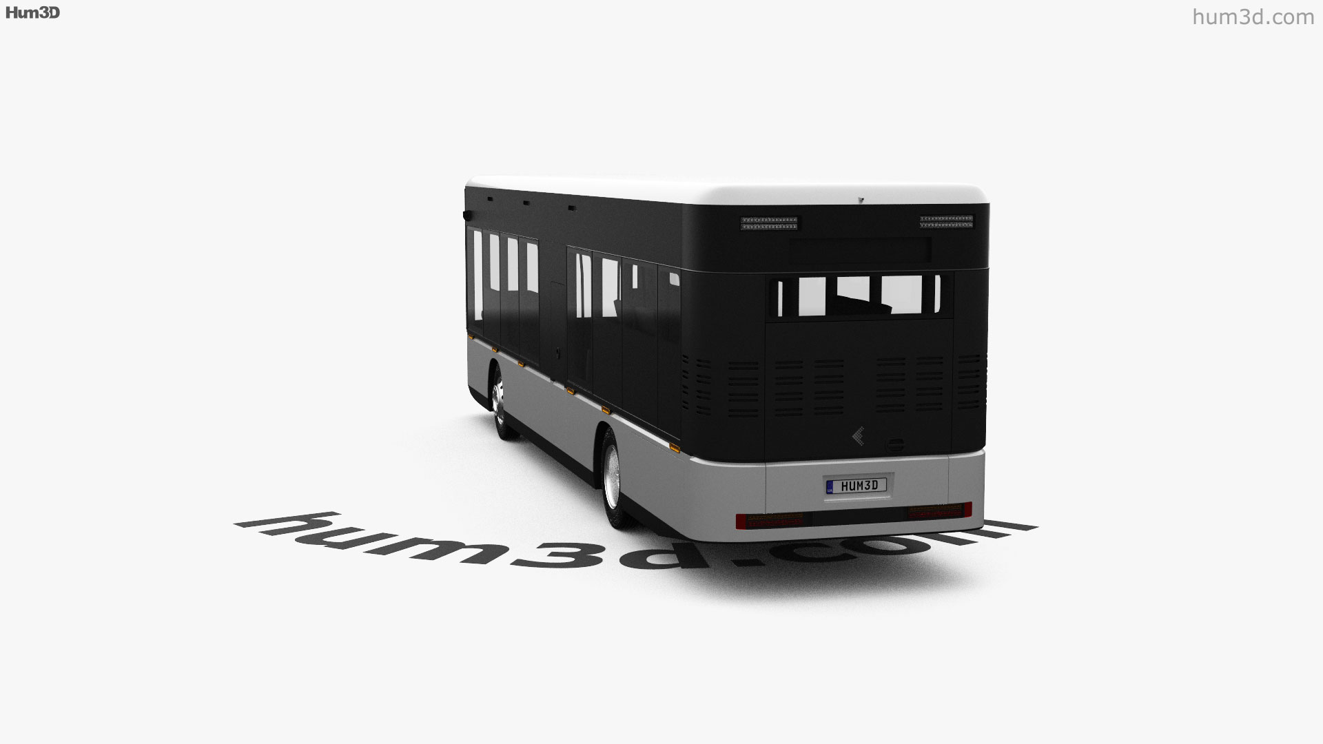 360 view of Foxconn Model T bus 2024 3D model - 3DModels store