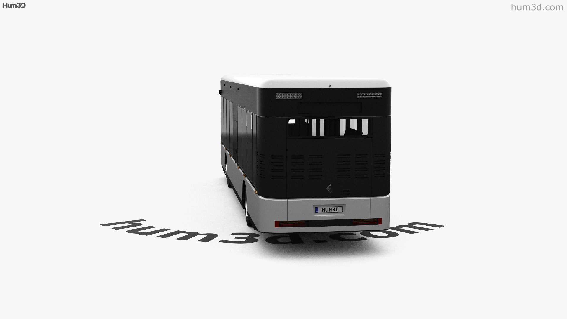 360 view of Foxconn Model T bus 2024 3D model - 3DModels store