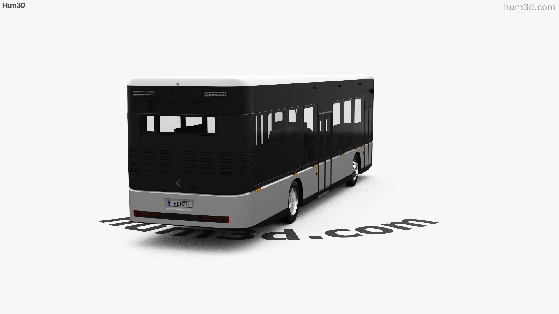 360 view of Foxconn Model T bus 2024 3D model - 3DModels store