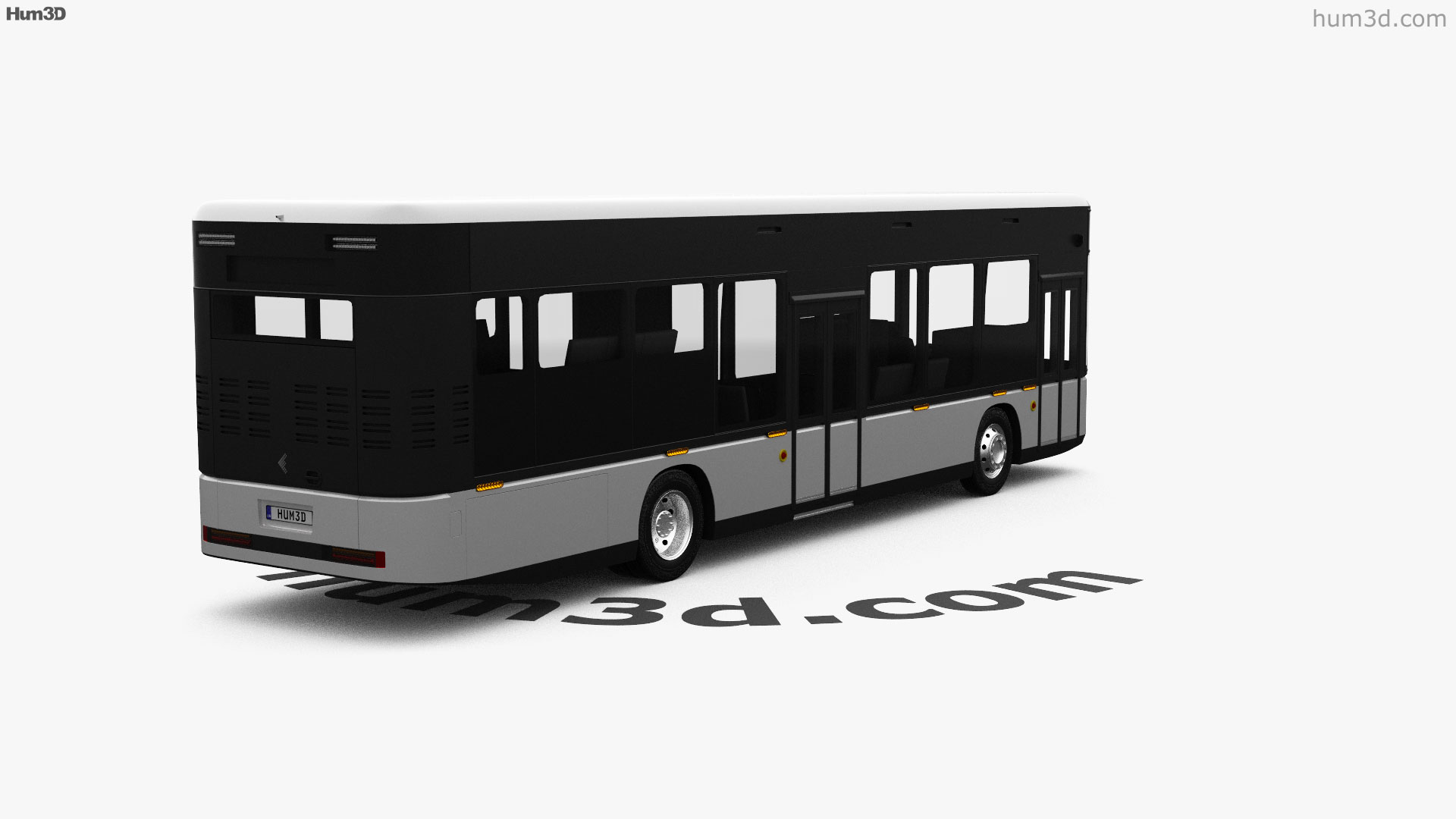 360 view of Foxconn Model T bus 2024 3D model - 3DModels store