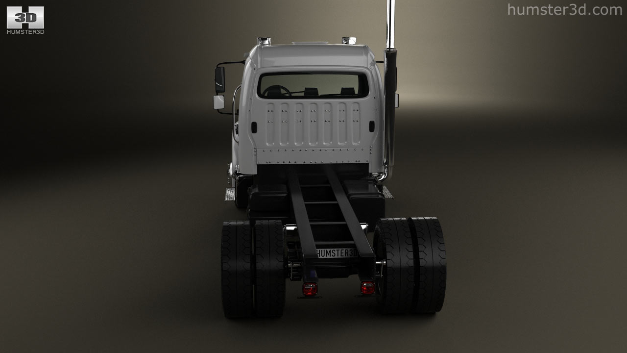 360 view of Freightliner M2 Extended Cab Chassis Truck 2017 3D model ...