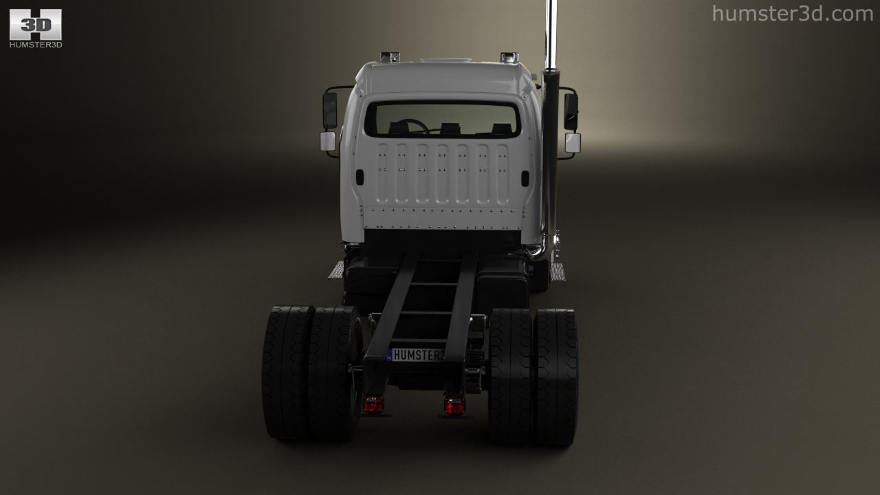 360 view of Freightliner M2 Extended Cab Chassis Truck 2017 3D model ...