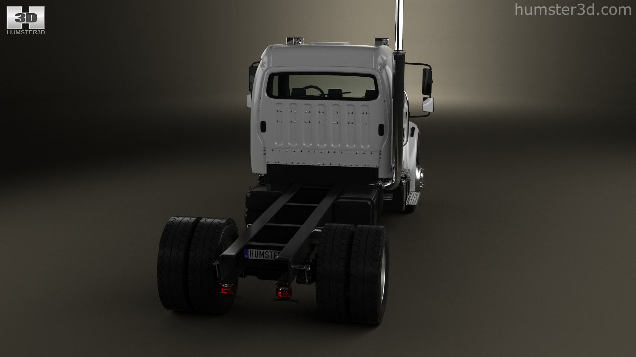 360 view of Freightliner M2 Extended Cab Chassis Truck 2017 3D model ...