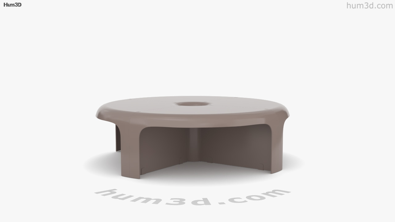 360 view of B-Line 4x4 Coffee table 3D model - 3DModels store