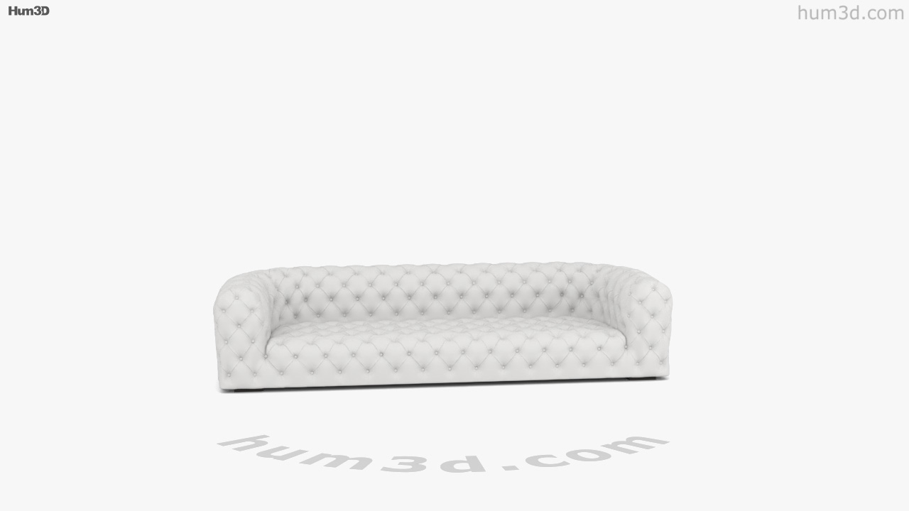 360 view of Baxter Moon Sofa 3D model - 3DModels store