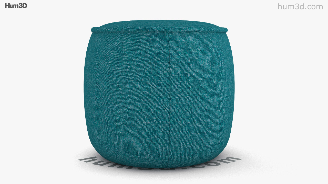 360 view of Calligaris Muffin Ottoman 3D model - 3DModels store