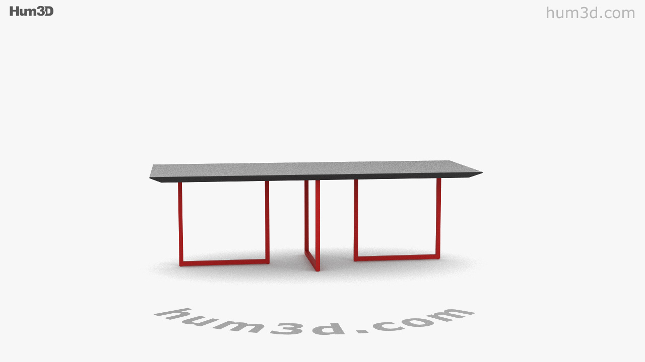 360 view of Driade Gazelle Table 3D model - 3DModels store