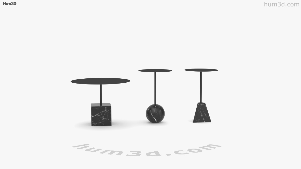 360 view of Friends And Founders Knockout Tables 3D model - 3DModels store