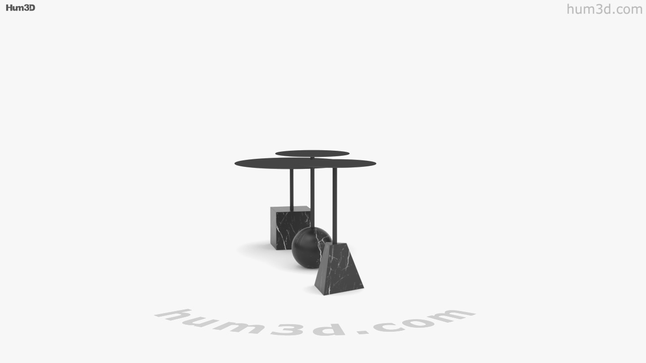 360 view of Friends And Founders Knockout Tables 3D model - 3DModels store