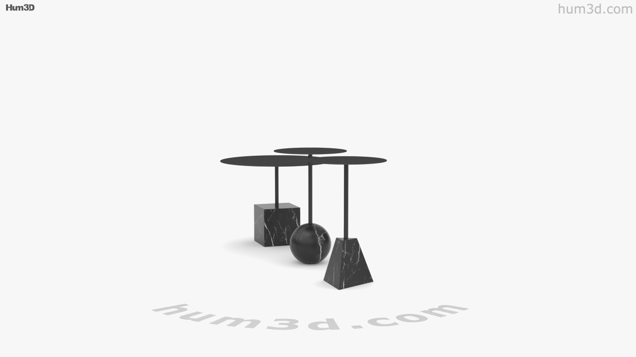 360 view of Friends And Founders Knockout Tables 3D model - 3DModels store
