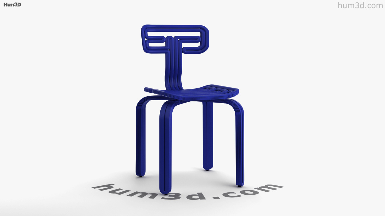 360 view of Chubby Chair 3D model - 3DModels store