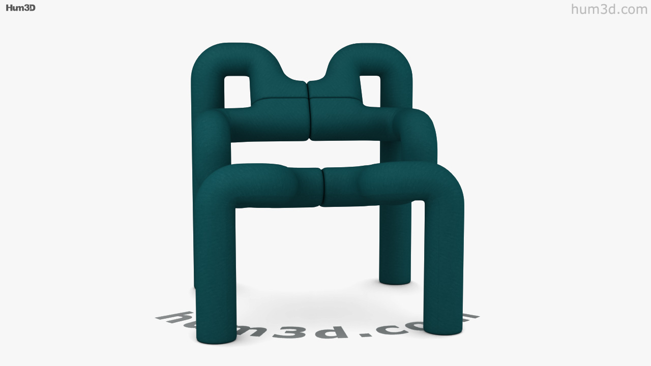 360 view of Ekstrem Chair 3D model - 3DModels store