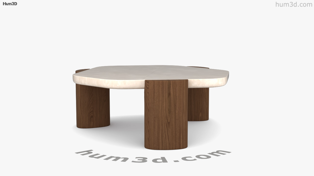 360 view of Christophe Delcourt Lob Low Table 3D model - 3DModels store