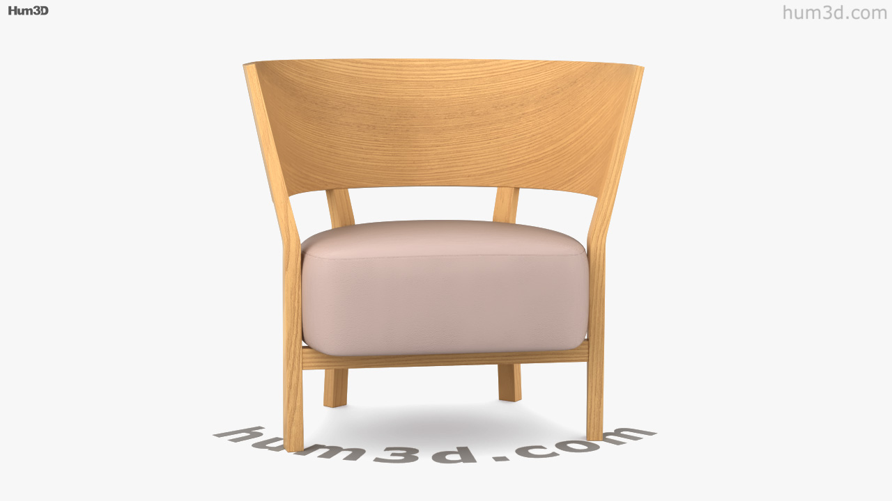 360 view of Tosai Lounge chair 3D model - 3DModels store
