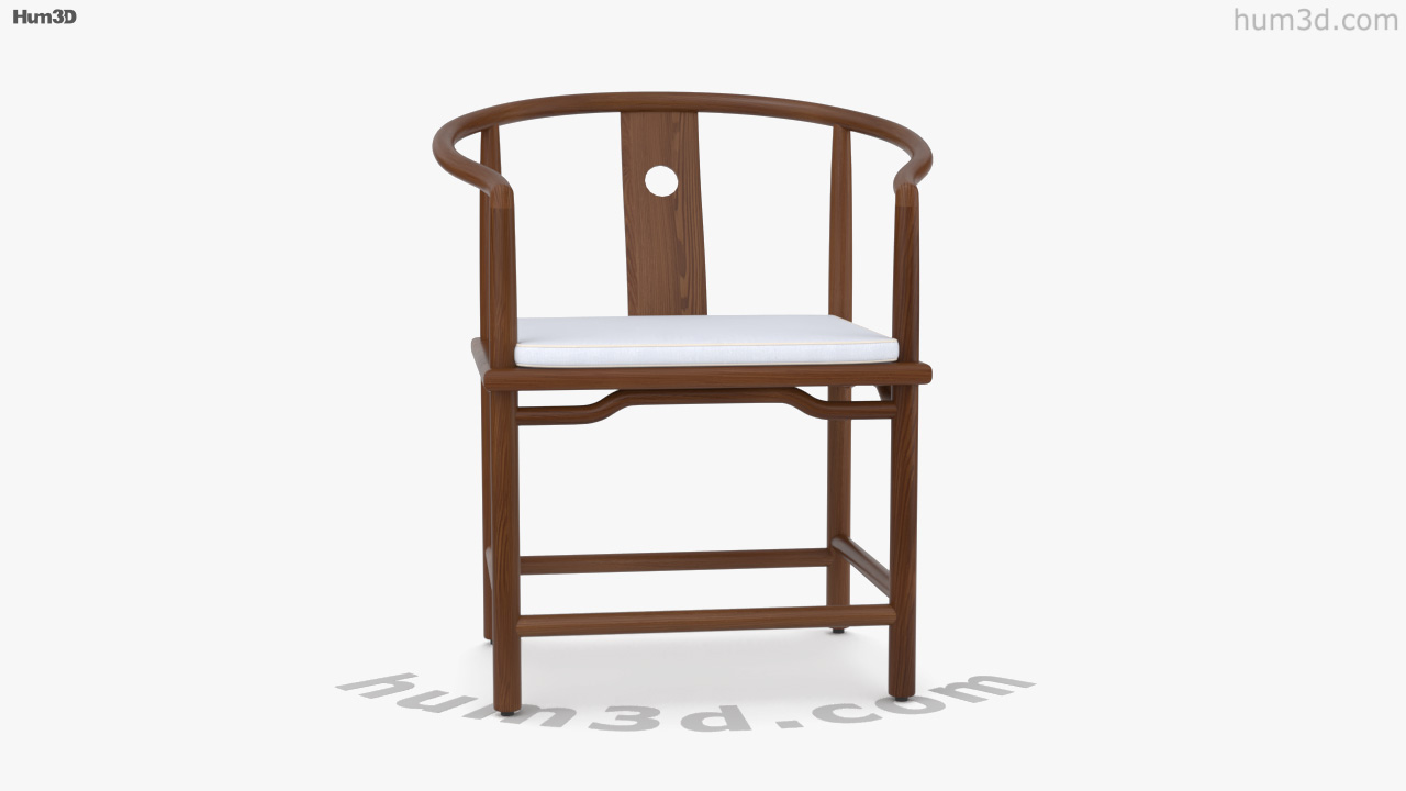 360 view of Ming Chair 3D model - 3DModels store