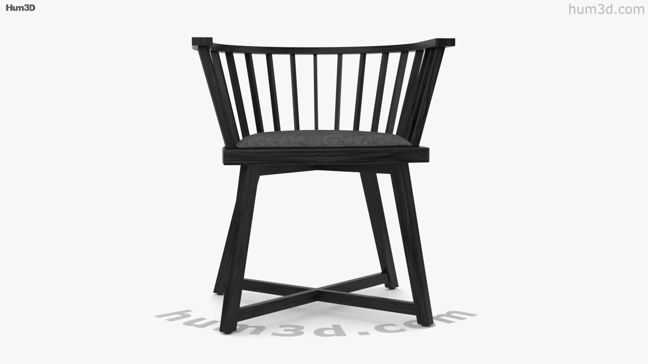 360 view of Gervasoni Gray 24 Chair 3D model - 3DModels store
