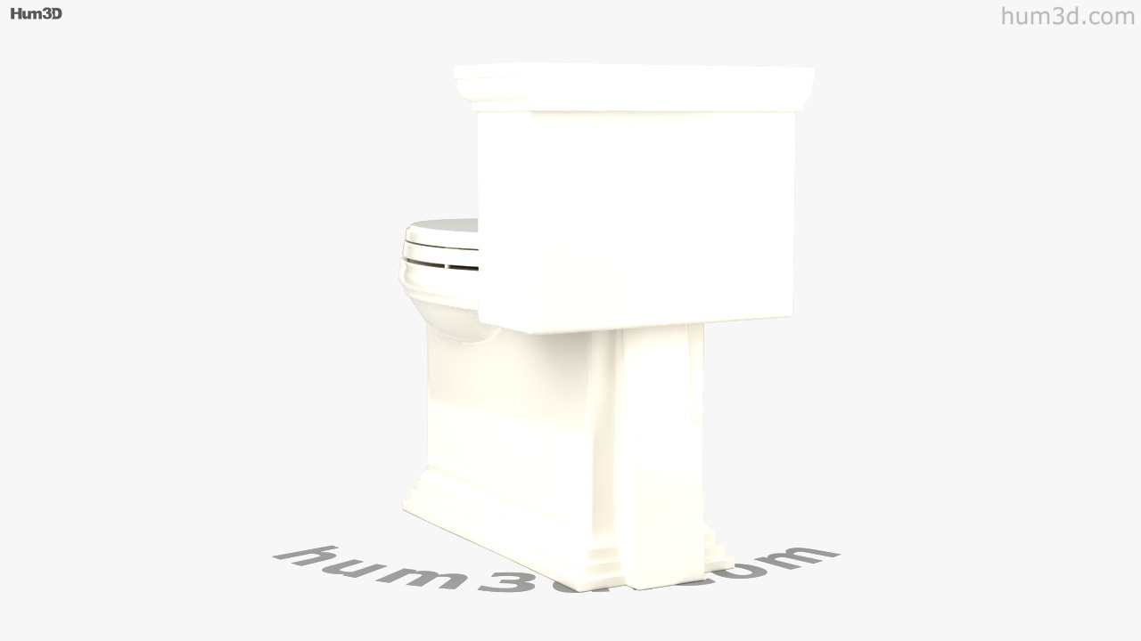 360 view of Kohler Memoirs One Piece toilet 3D model - 3DModels store