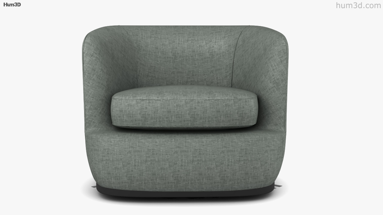 360 view of Maxalto Apollo Armchair 3D model - 3DModels store