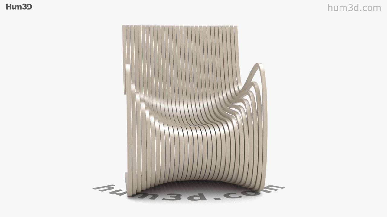 360 view of Piegatto Pipo Chair 3D model - 3DModels store