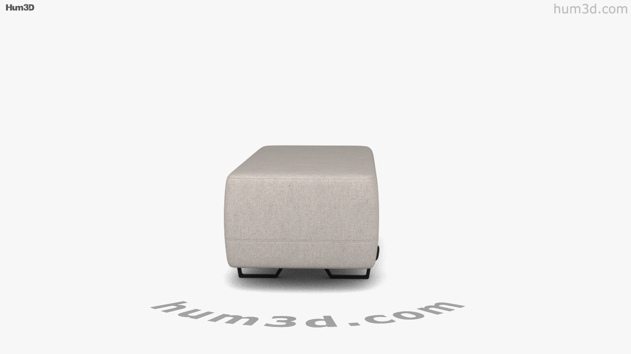 360 view of Poliform New York Poof 3D model - 3DModels store